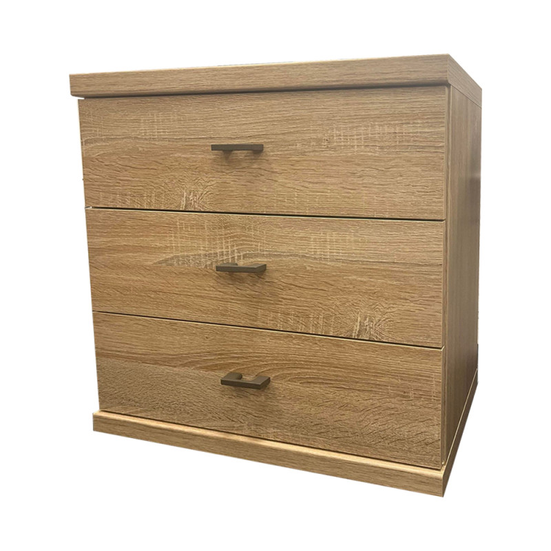 Berlin 3 Drawer Bedside Cabinet | VIP Wardrobes | UK Assembly & Delivery